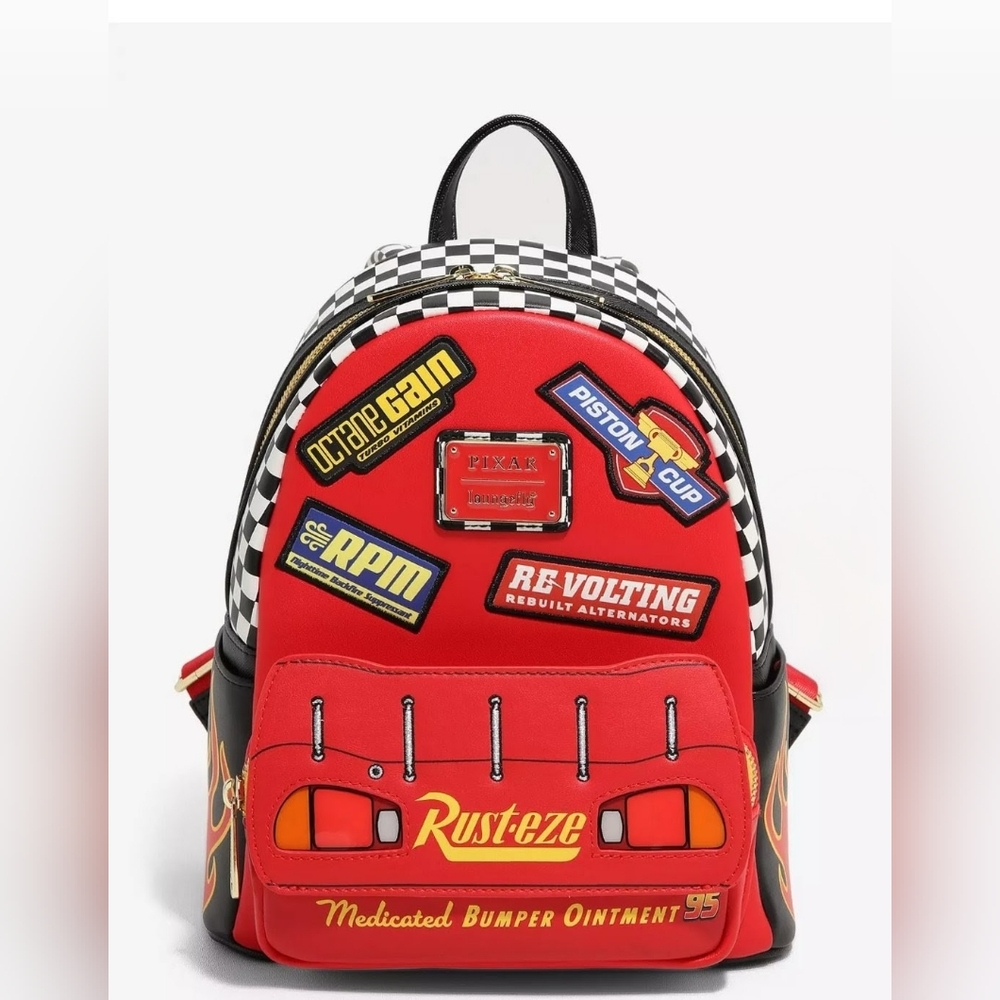 Loungefly Disney Pixar Cars Lightning McQueen Rust-ez… - Gem